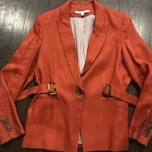 Veronica Beard | Jackets & Coats | Veronica Beard Baltazar Dickey Linen ...